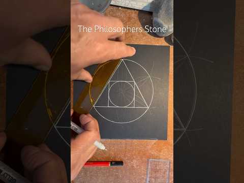 How to draw the Philosophers Stone - Alchemist Symbol. fast