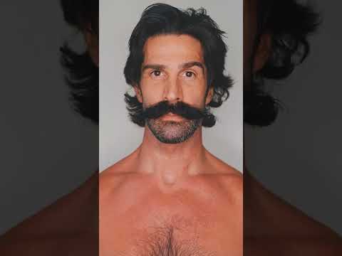 Beard to Mustache Shave Transformation #beard #mustache