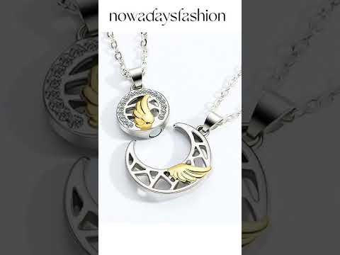 Magnet Stone Shell Men's and Women's Clavicle Fashion Couple Necklace Chains