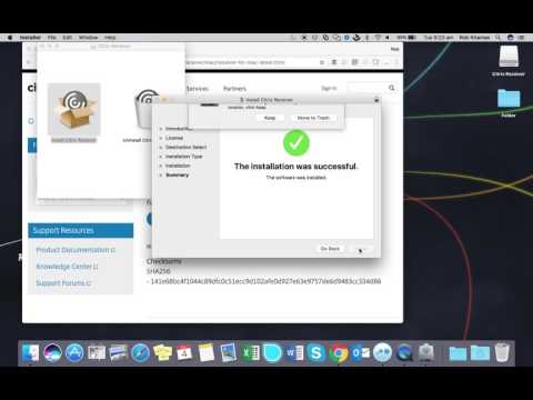 Cloud for Health - Citrix Workplace Setup (Mac OS)