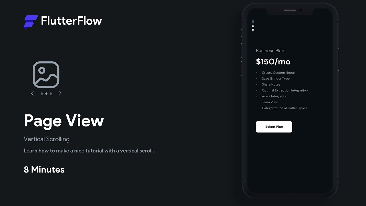 How To Build Vertically Scrollable Pages in FlutterFlow | FlutterFlow Tutorial