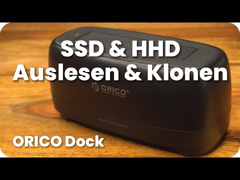 Dockingstation mit SATA Anschluss zum Auslesen & Klonen von Festplatten
