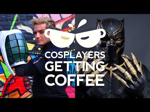 Cosplayers Getting Coffee Episode 4: Bakugo and Black Panther