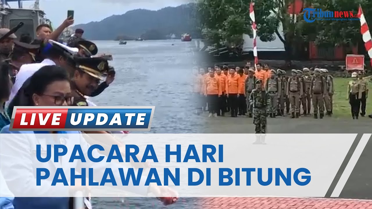Momen Peringatan Hari Pahlawan di Kota Bitung, Tabur Bunga di Laut dan ...