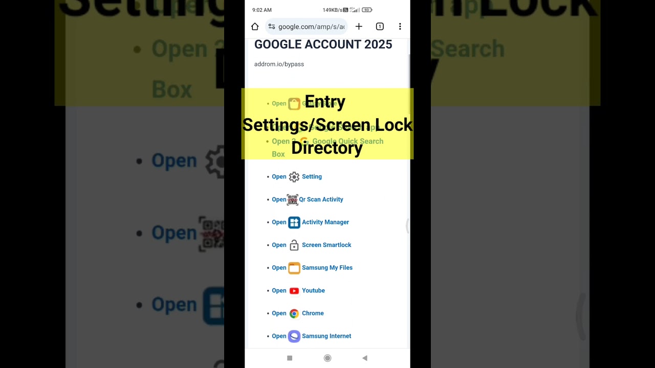 addrom bypass FRP / Android 4,5,6,7,8 ,9,10,11,12,13,14,15