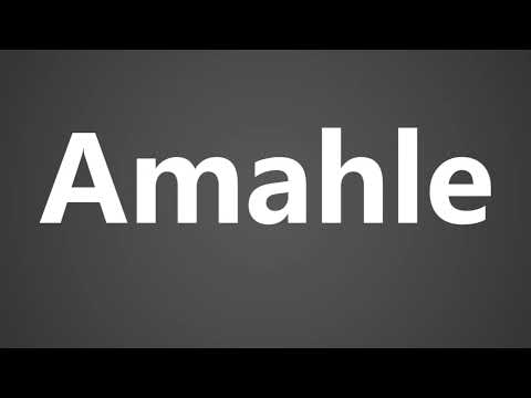 How to Pronounce Amahle