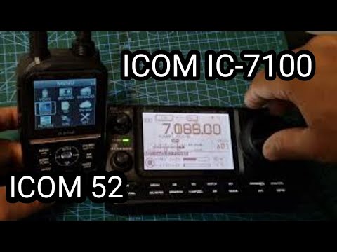 ICOM ID-52D with ICOM IC-7100