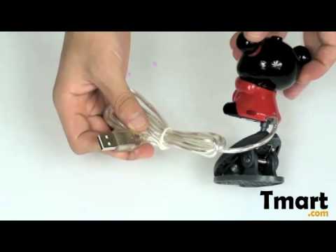 7.48 2MP USB China Doll Cartoon Style Webcam Web Camera Red-81005945