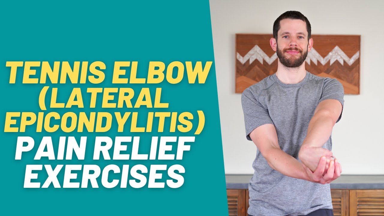 TOP 6 Elbow Pain Relief Exercises & Stretches (Tennis Elbow) | PT Time with Tim