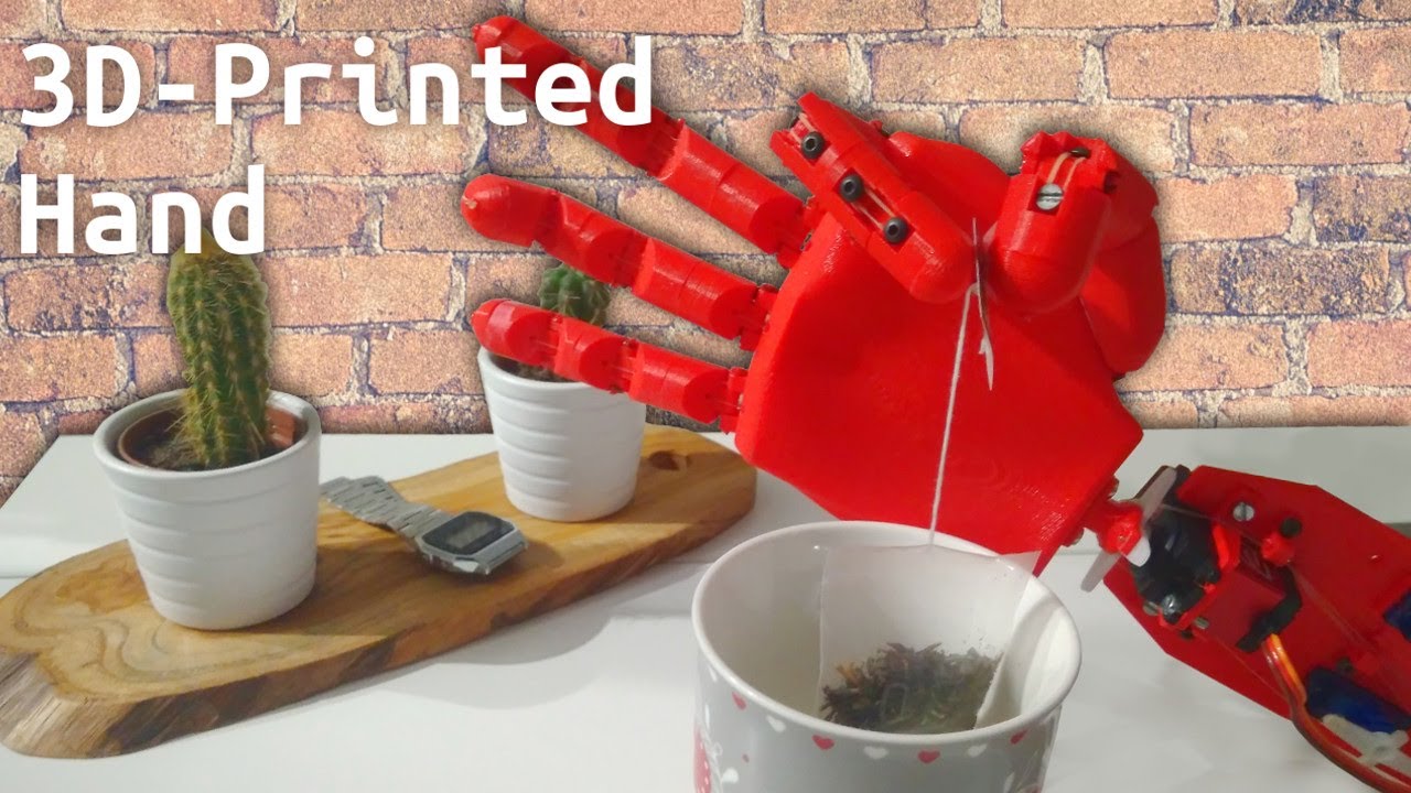3D-Printed Prosthetic Hand (Open-Harware project)