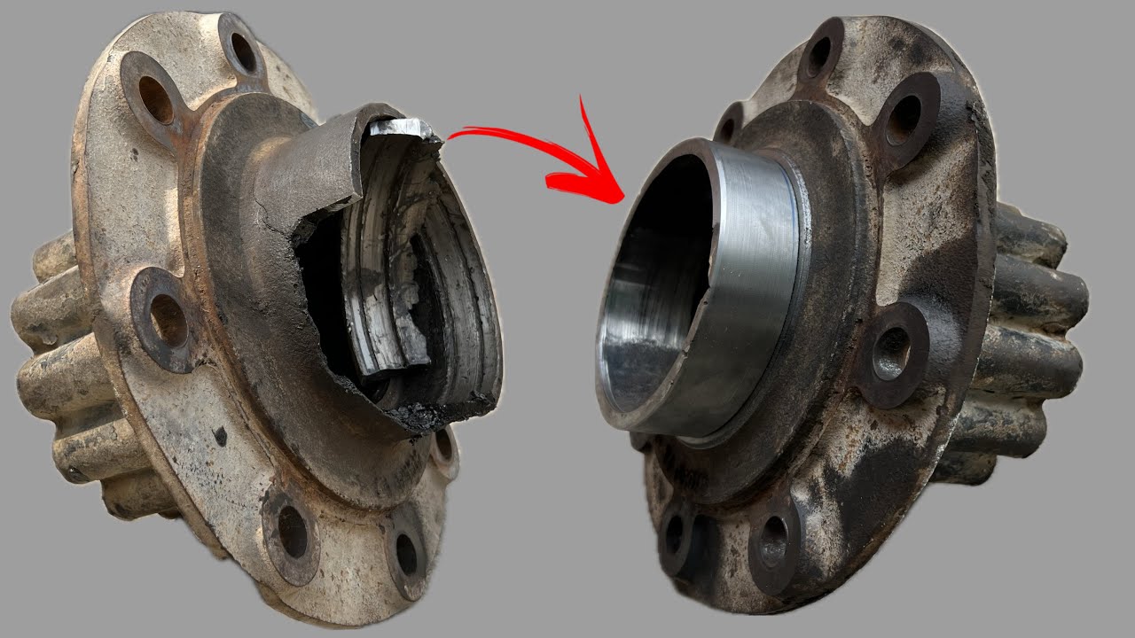 Fixing a Rare Truck Wheel Hub | From Rusted to Road-Ready