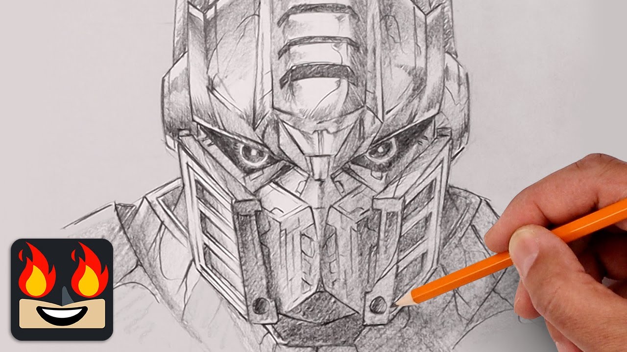 How To Draw Optimus Prime | Transformers Sketch Tutorial