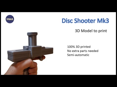 Disc Shooter Mk3 by MAUnique - Thingiverse