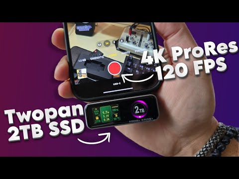 Twopan Portable SSD 2TB Review - The Ultimate 2TB Storage for Apple ProRes 4K 120FPS
