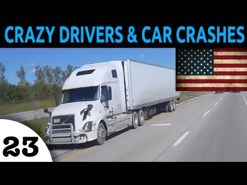 CRAZY DRIVERS USA COMPILATION AND ROAD RAGE EPISODE 23 – Truck Crash