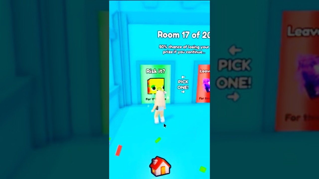 RISK IT? HUGE in PET SIMULATOR 99 MILLIONAIRE WORLD #roblox #shorts #petsimulator #huge