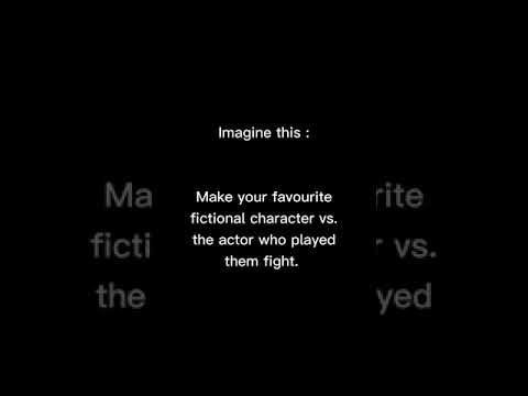 Make your favourite fictional character and the actor who played them, fight || Robert Pattinson ????