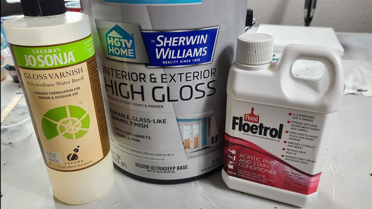 48. SheleeArt Bloom Recipe, Cell Activator and Mixing Paints - Acrylic Pouring - Fluid Art