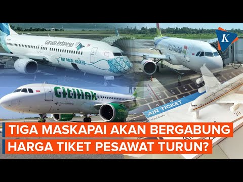 Garuda Indonesia, Citilink, dan Pelita Air Bakal Merger, Harga Tiket Turun?