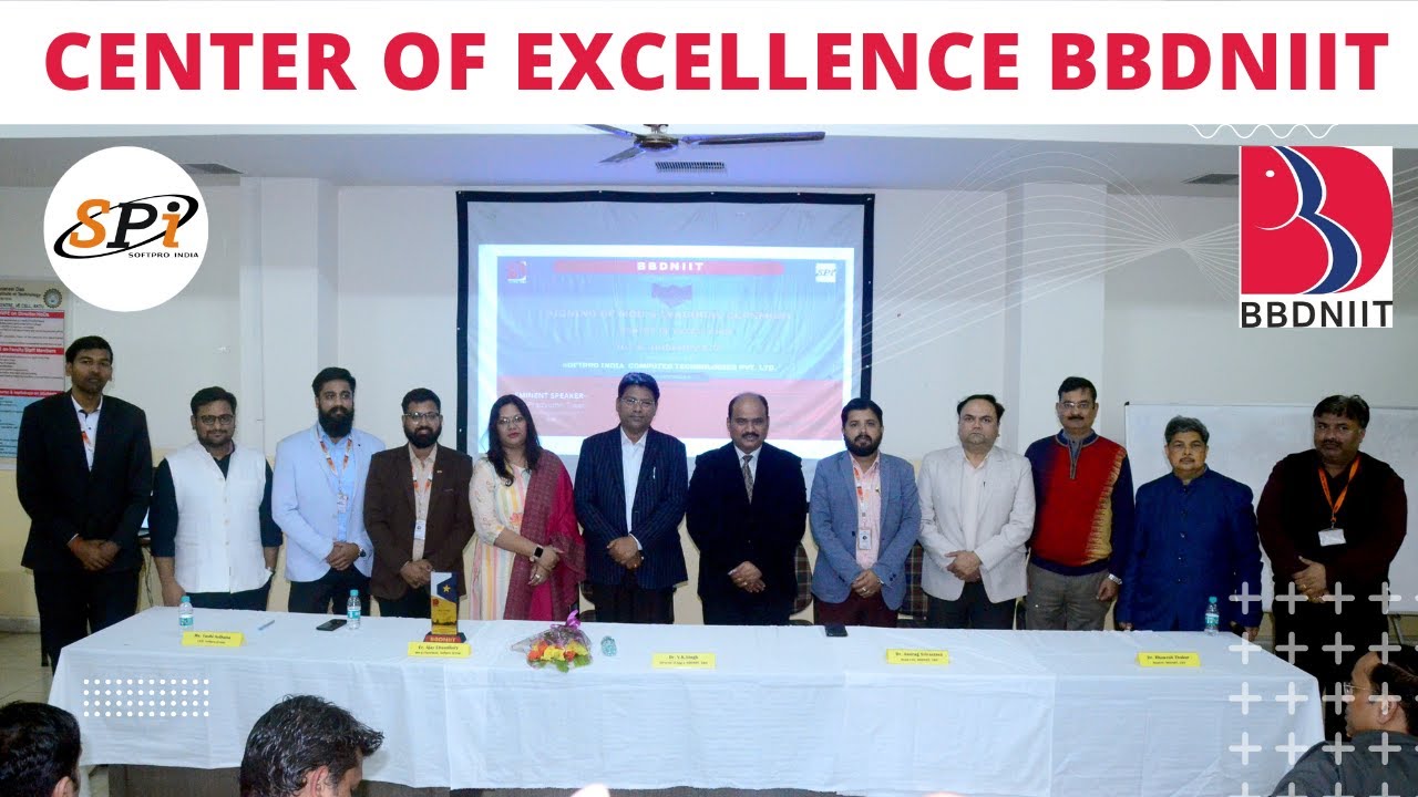 BBDNIIT LUCKNOW | CENTER OF EXCELLENCE ON INTERNET OF THINGS, INDUSTRY x.0 | SOFTPRO INDIA |