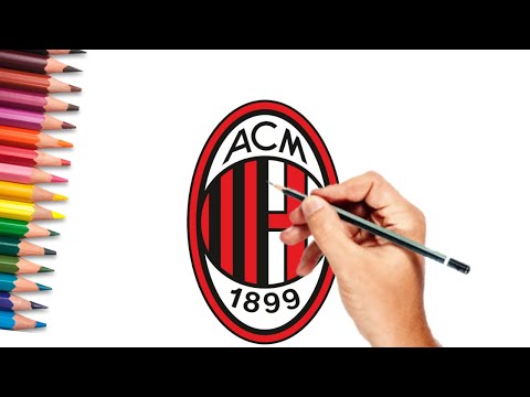 AC Milan logo drawing easy | A C Milan