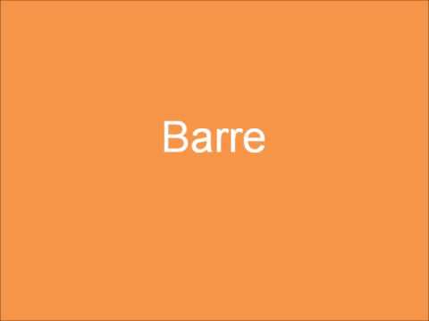 How to pronounce Barre in English (American)