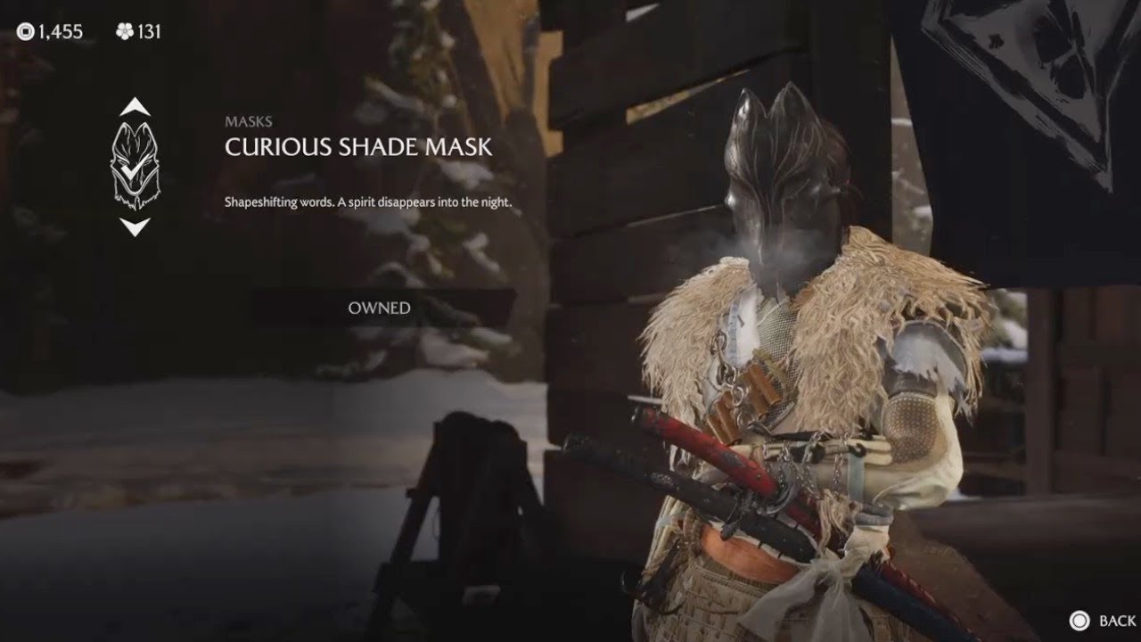 Ghost of Yotei-How to get the black Kitsune mask 🥷