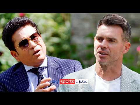 James Anderson and Sachin Tendulkar talk India-England rivalry and NEW Anderson-Tendulkar Trophy