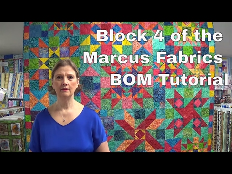 Block 4 of the Marcus fabrics BOM by Fabric Junction