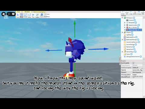 How to turn a Model into a Rig in roblox Studio Lite!