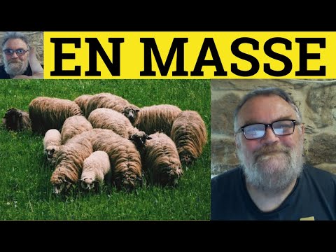 🔵 En Masse Meaning - En Masse Examples - En Masse Defined - French in English - En Masse