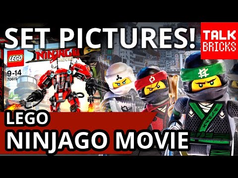 LEGO Ninjago Movie First Set Pictures Revealed! Kai's Mech! Green Ninja Mech Dragon! Rebrick Contest