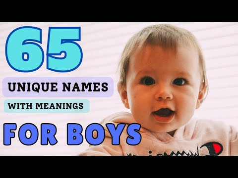 65 Unique Names and Meanings for Baby Boys 2023 | Cuddles Lane #baby #youtube