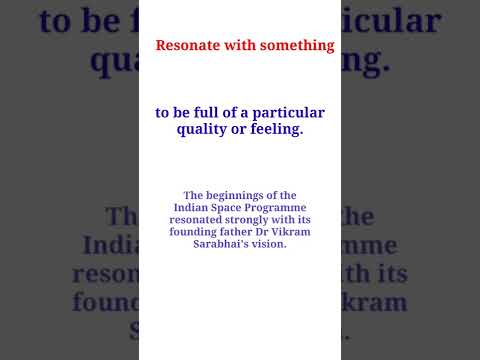 Resonate with something | Phrasal verb resonate with something | Meaning of Resonate