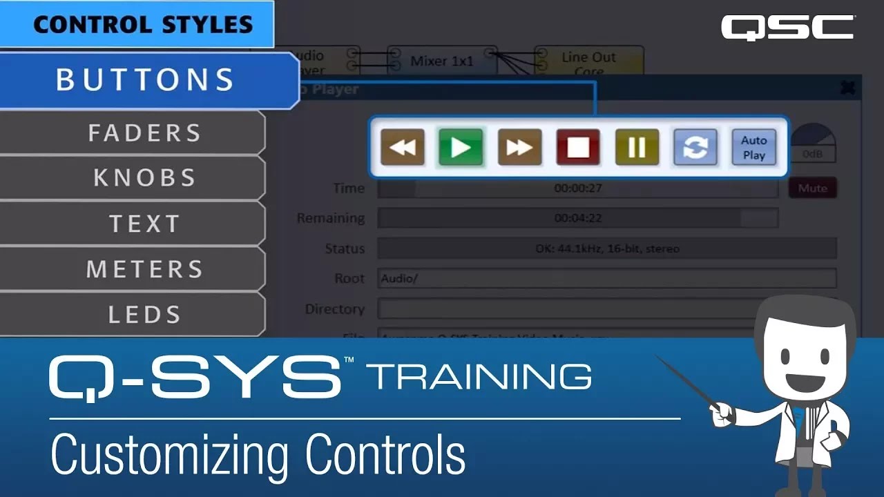 Q-SYS Training: Customizing Controls (Control Overview)