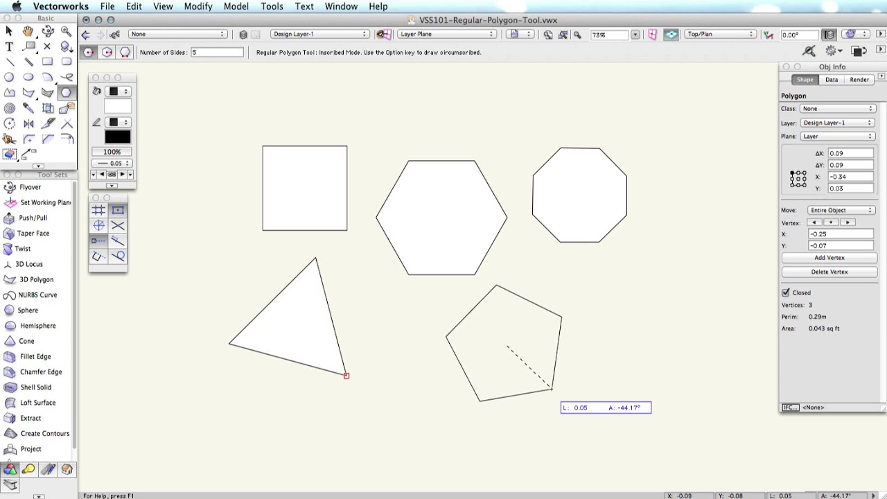 Geometric Shapes - Regular Polygons