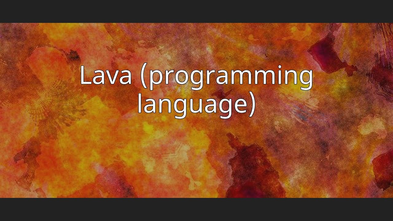 Lava (programming language)