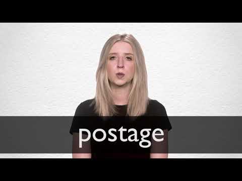 POSTAGE definition and meaning | Collins English Dictionary