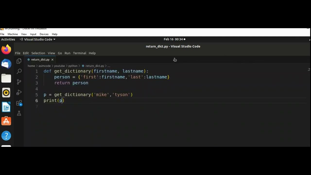 How to Return a Dictionary from a function in Python