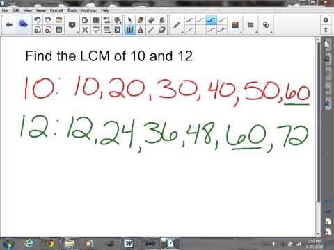 3 6 LCM