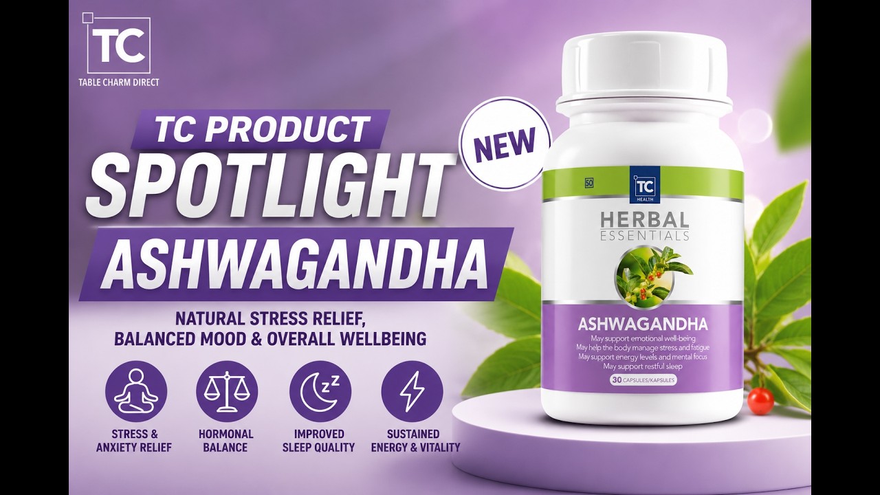 TC Product Spotlight: NEW Ashwagandha Capsules | Natural Stress Relief & Wellness Support