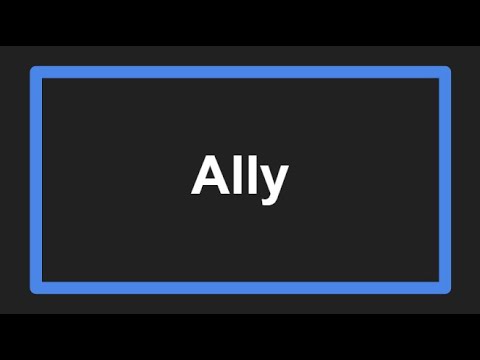 Meaning of Ally