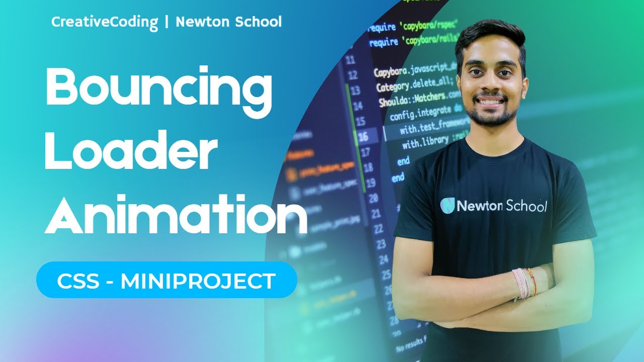 Bouncing Loader Animation | CSS - MiniProject | E-04 | HTML, CSS JavaScript (Step by Step)