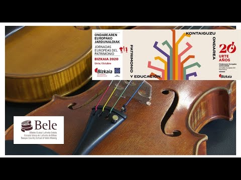 PATRIMONIO Y EDUCACIÓN MUSICAL: EL OFICIO DE LUTHIER.