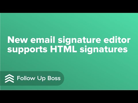 New email signature editor lets you customize your signature easier with HTML