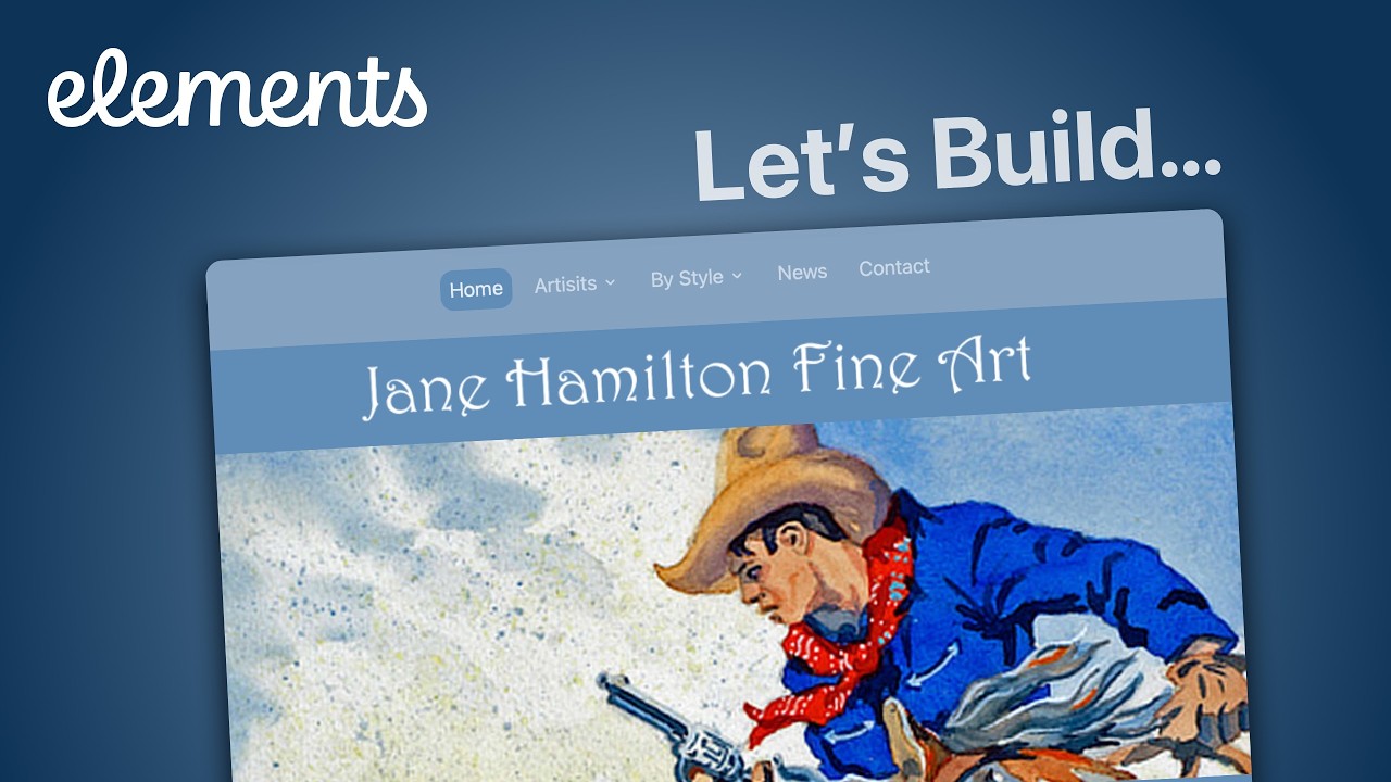 Let's Build: A Fine Art Website