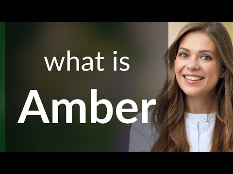 Amber — AMBER definition