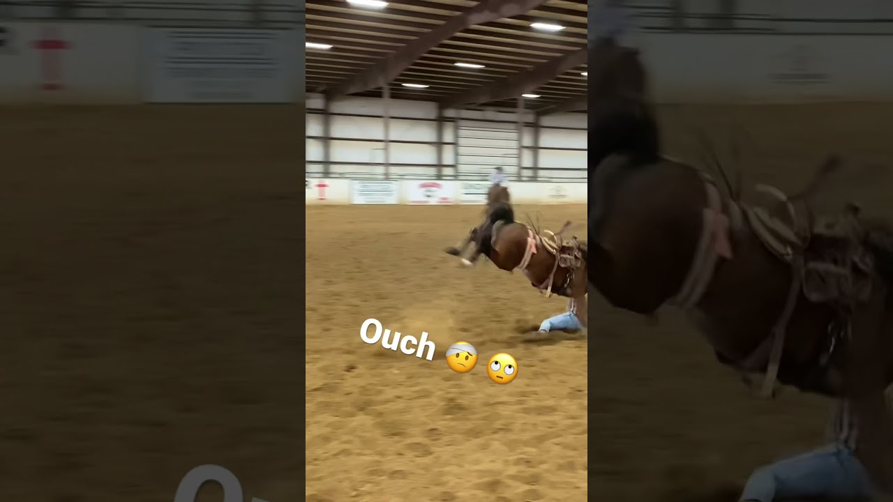 Bronc Wreck #roughstock #rodeo #ranchbronc #rodeowreck