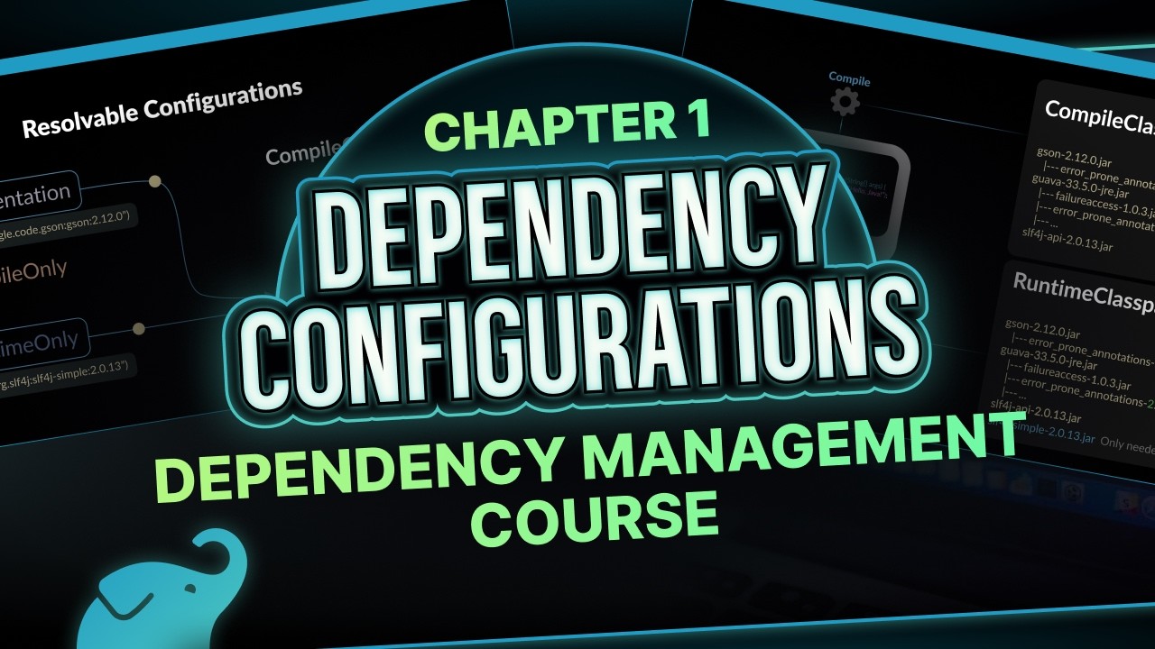 How do Gradle Dependency Configurations work? (Chapter 1/7)