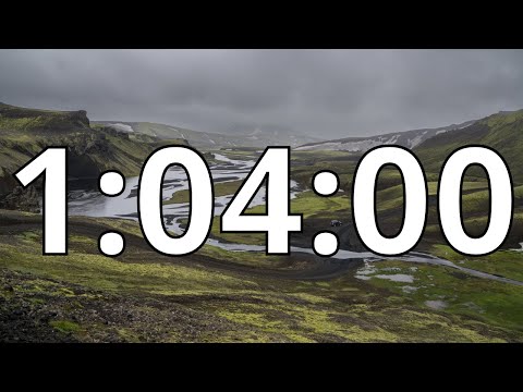 1 Hour 4 Minutes Countdown Timer With Alarm Sound At the End (Simple Beep)